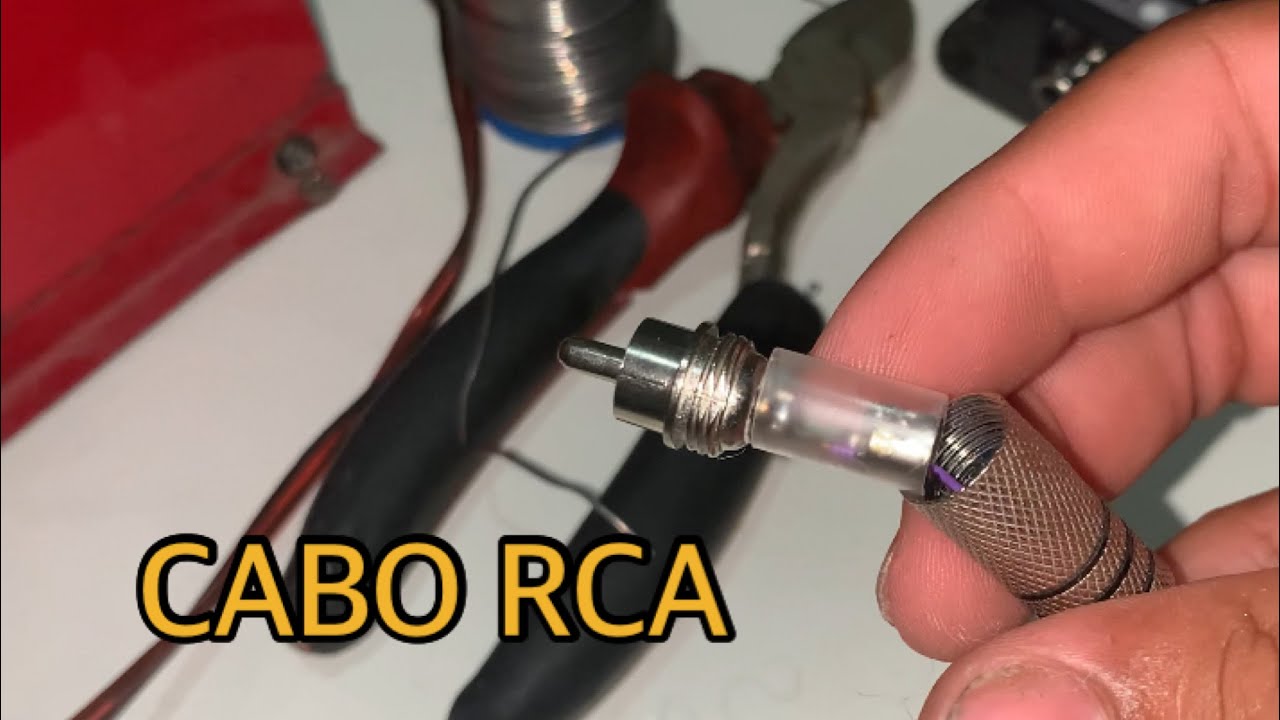 COMO FAZER CABO RCA - COMO FAZER RCA DE FORMA PRATICA! - YouTube