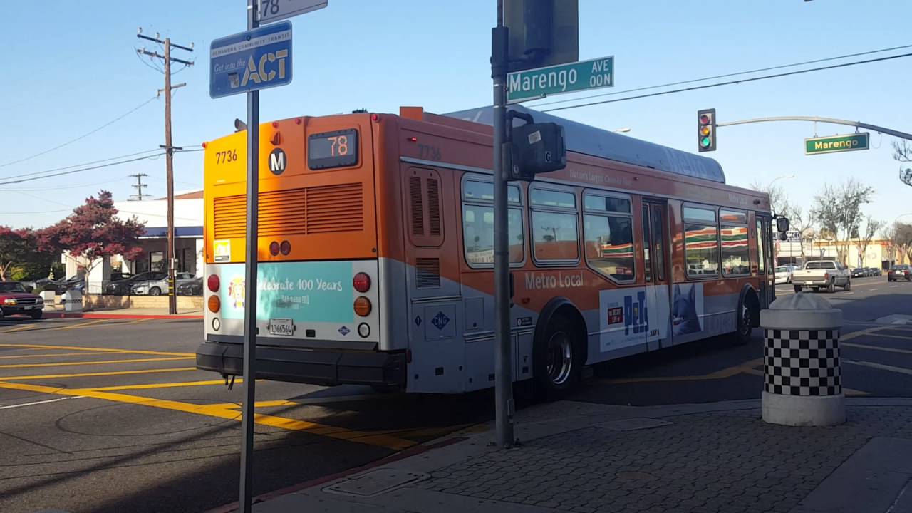 LACMTA 2002 NABI 40-LFW CNG #7736 - YouTube