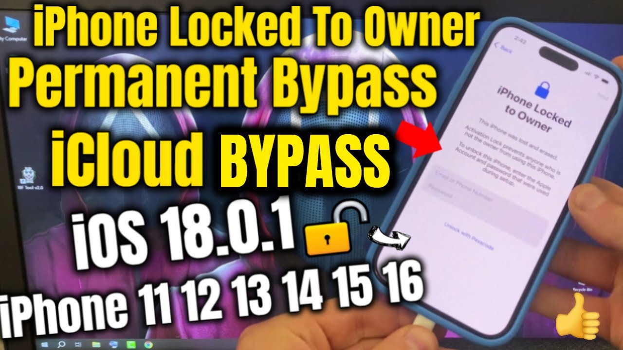 How To Unlock iCloud iPhone Locked To Owner Bypass Activation Lock iOS ...
