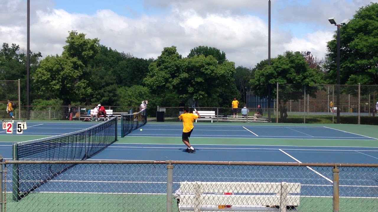 Ishaan Ravichander of Montgomery scores against Newark Academy's Thomas ...
