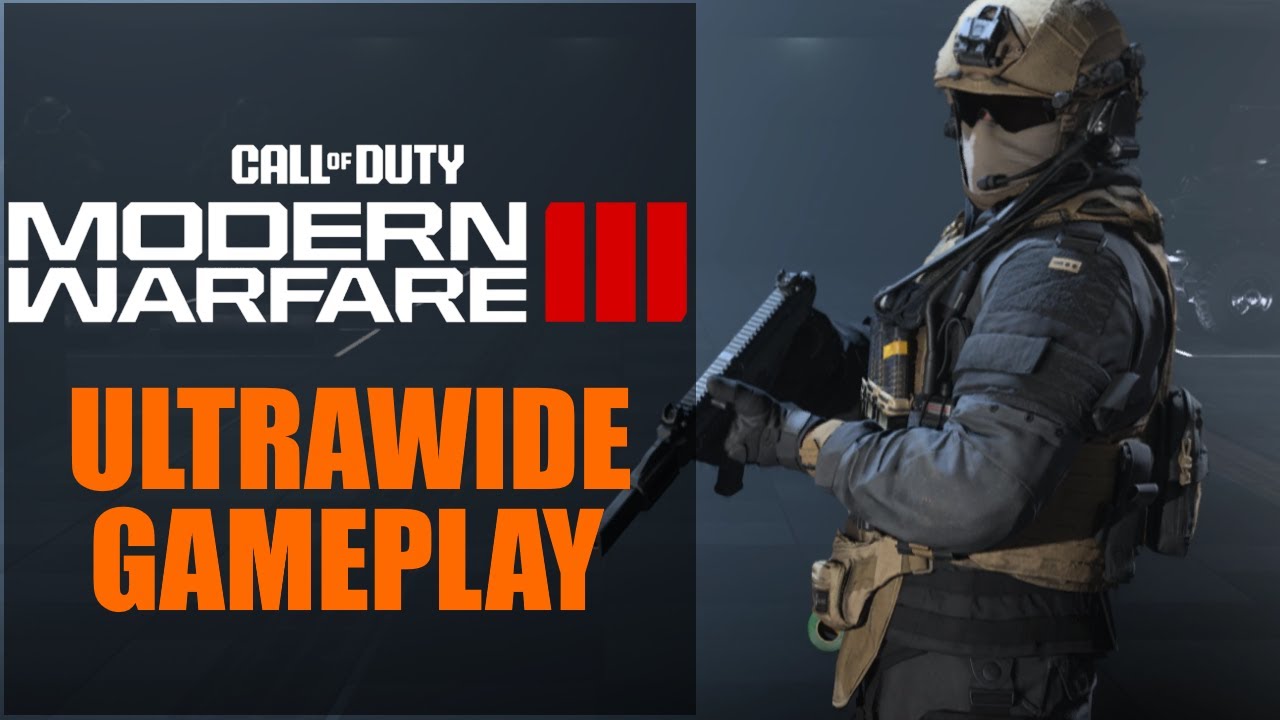 Call of Duty Modern Warfare 3 (2023) Ultrawide Gameplay / Support (21:9 ...