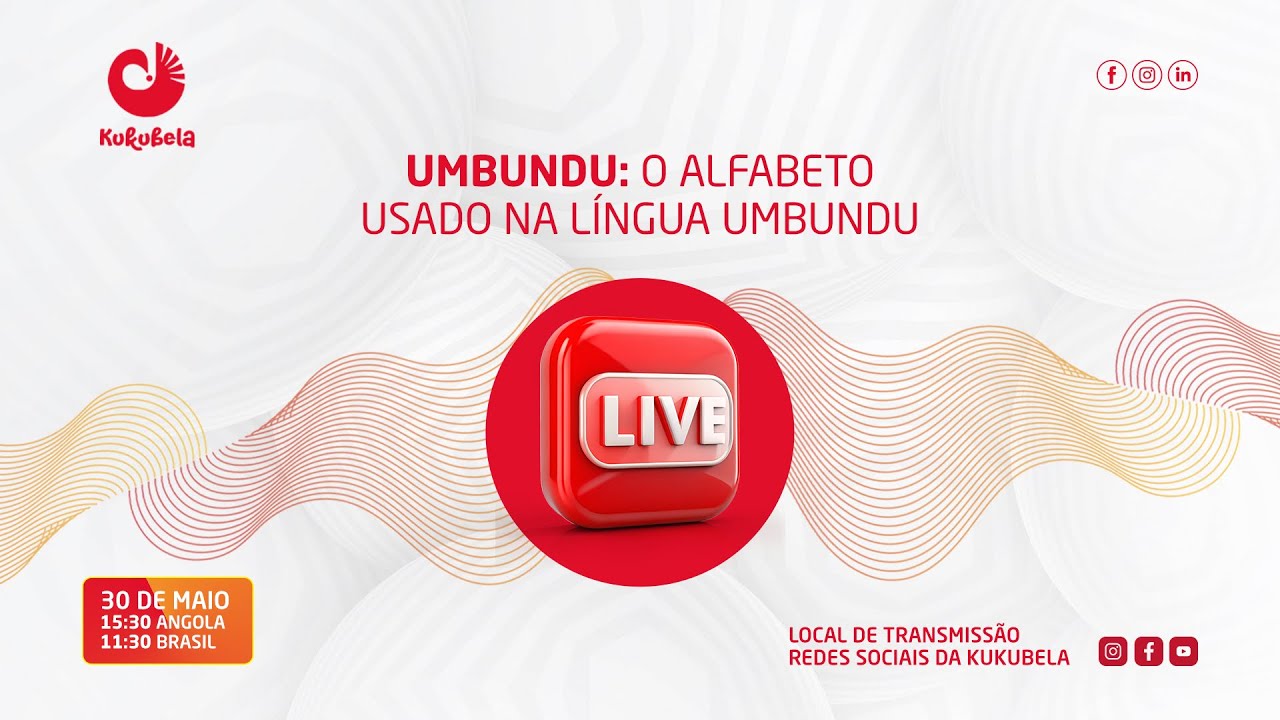 Live – Alfabeto da Língua Umbundu - Aula 1 - YouTube