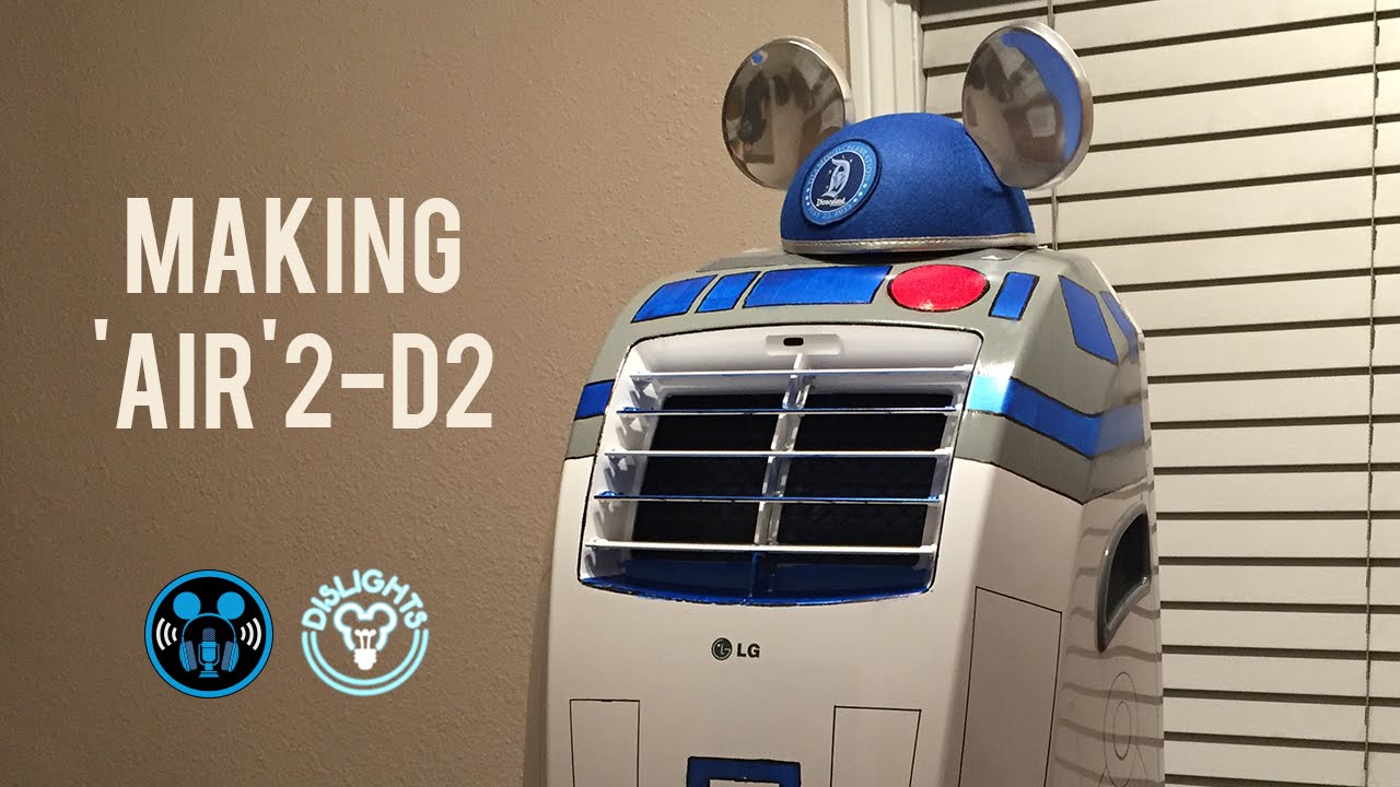 Making 'Air'2-D2 (an R2-D2 themed portable A/C unit) - YouTube