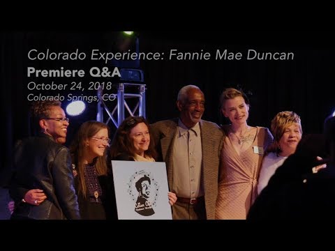 Premiere Q & A | Colorado Experience: Fannie Mae Duncan - YouTube