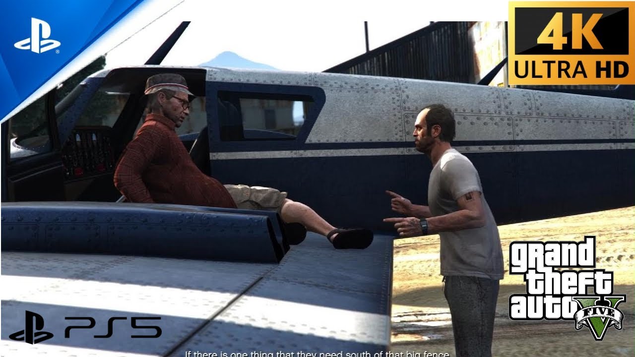 Grand Theft Auto V - Trevor Sniper Mission - Nervous Ron (4k ultra HD ...