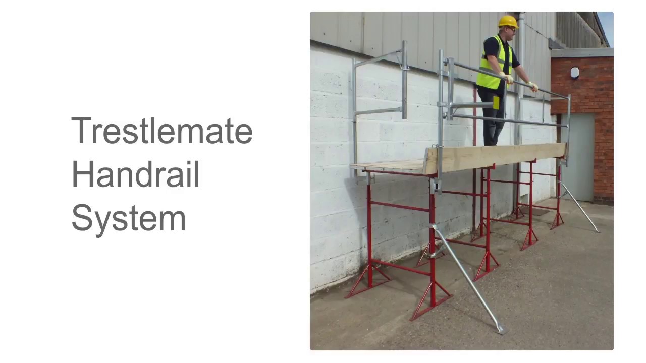 Trestle Handrail System - Trestlemate - YouTube