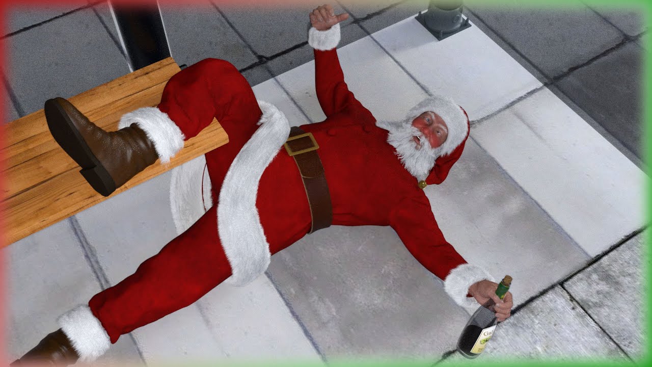 Drunk Santa - YouTube
