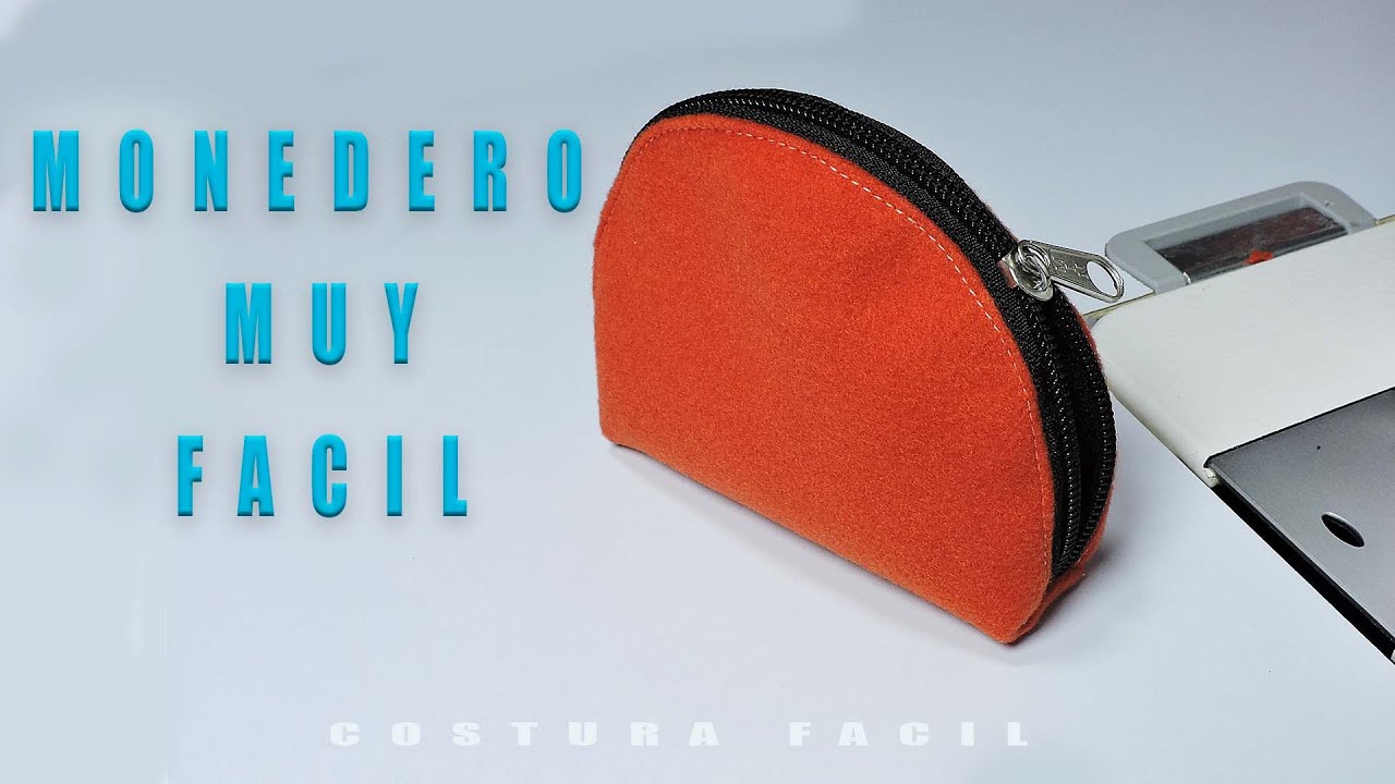 COMOM HACER MONEDERO MUY FACIL | HOW TO | TRUCOS DE COSTURA - YouTube