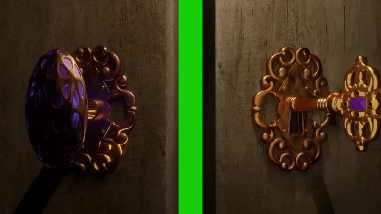 green screen🧶 chroma key dor opening |copyright free video | - YouTube