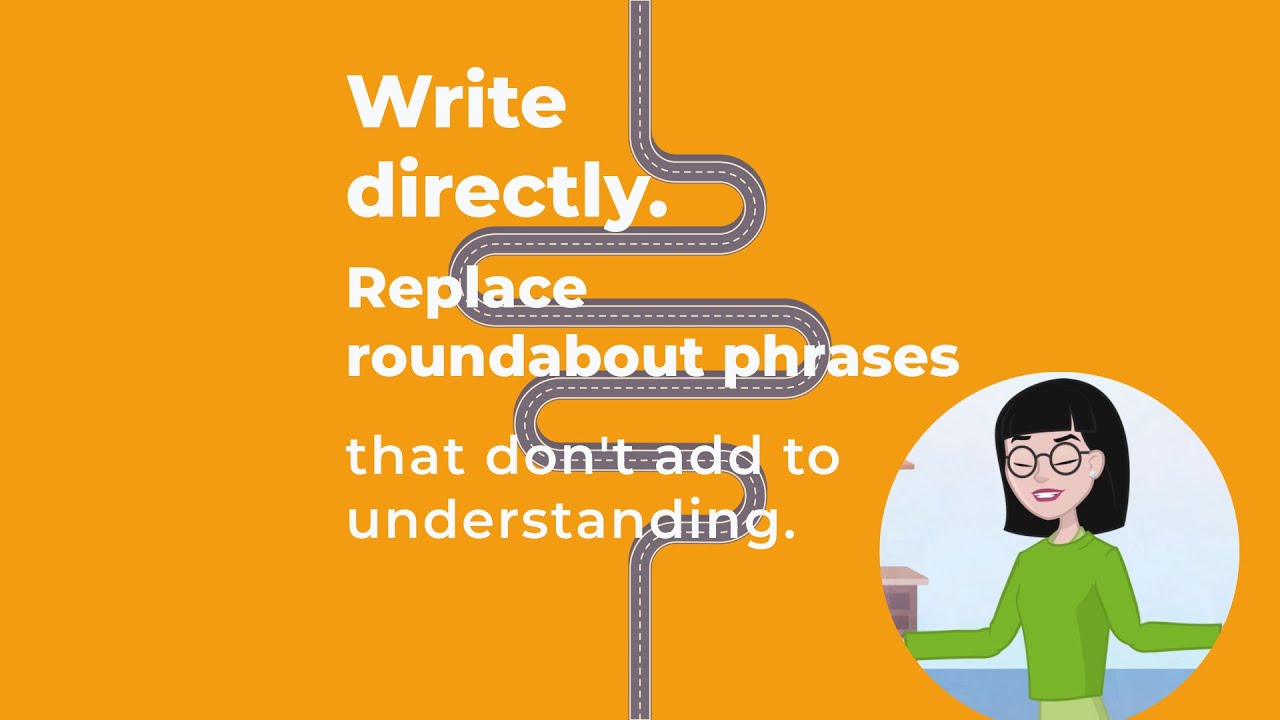Write Directly | Eliminate Ponderous Phrases - YouTube