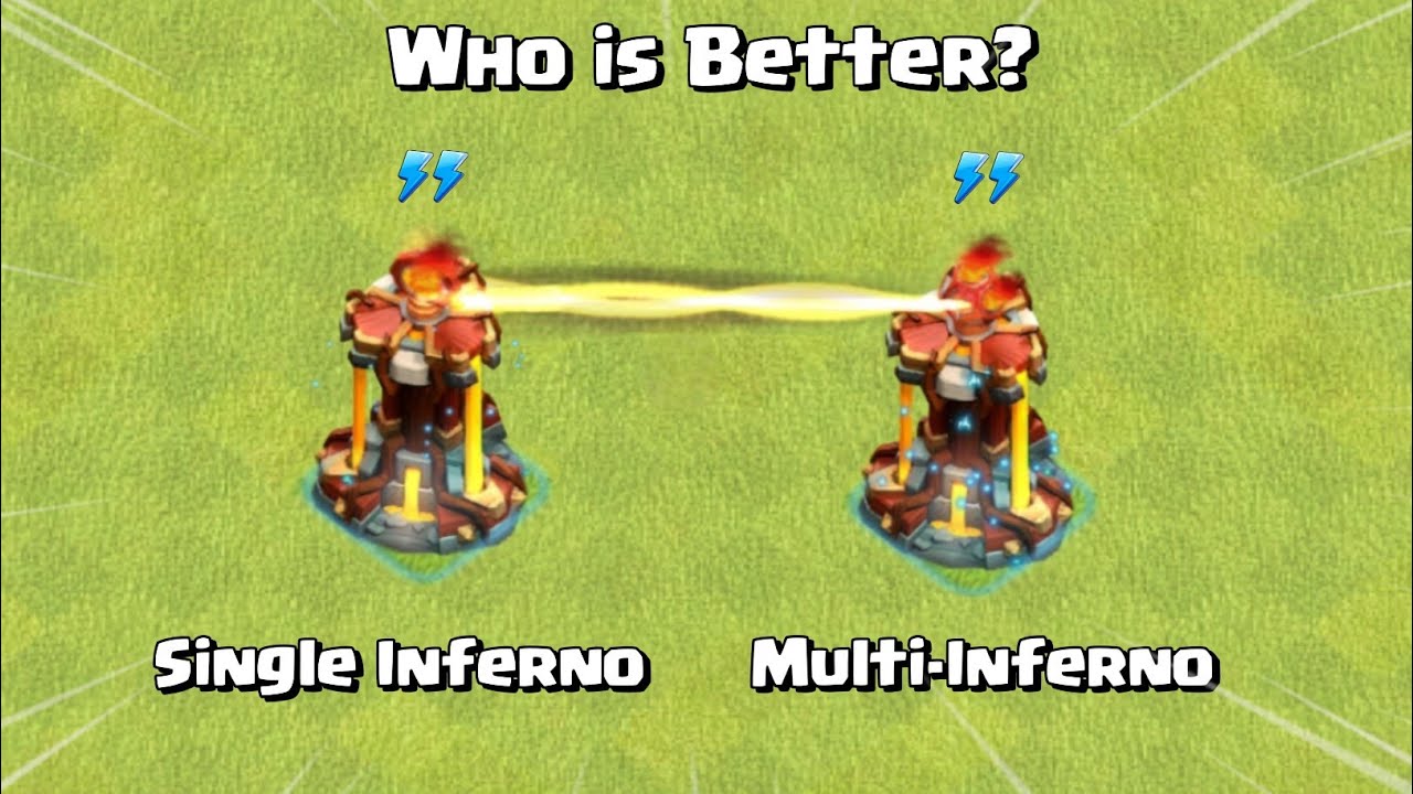 Supercharge! Single Inferno VS Multi Inferno Tower | Clash Of Clans ...
