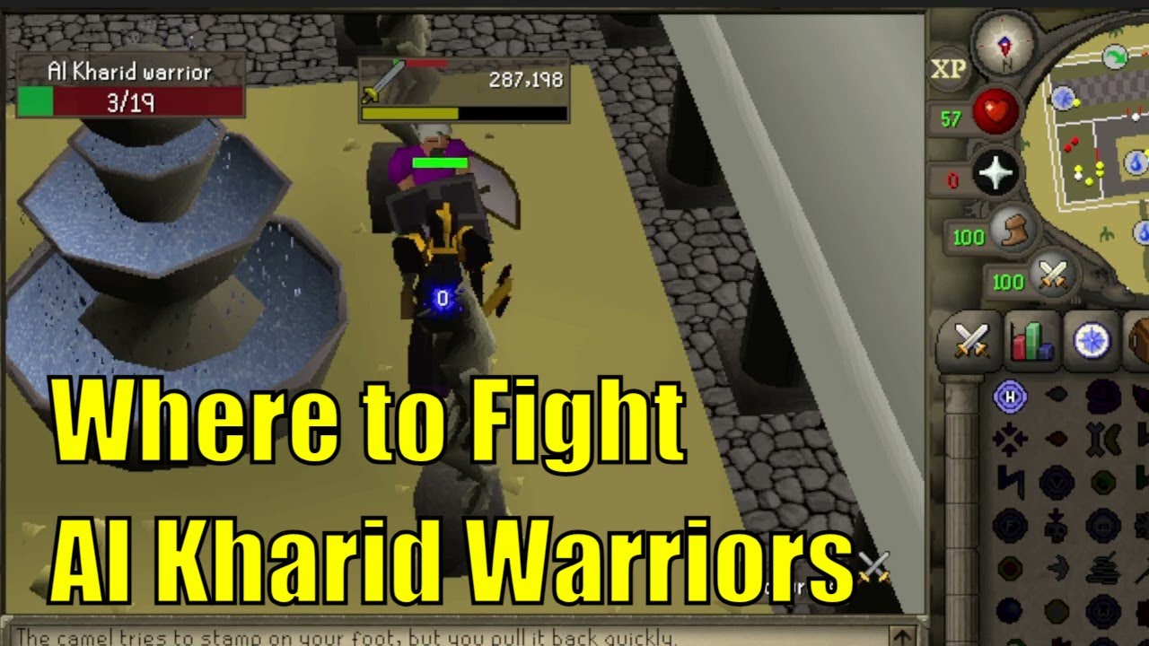 Where to Fight Al Kharid Warrior in OSRS - YouTube