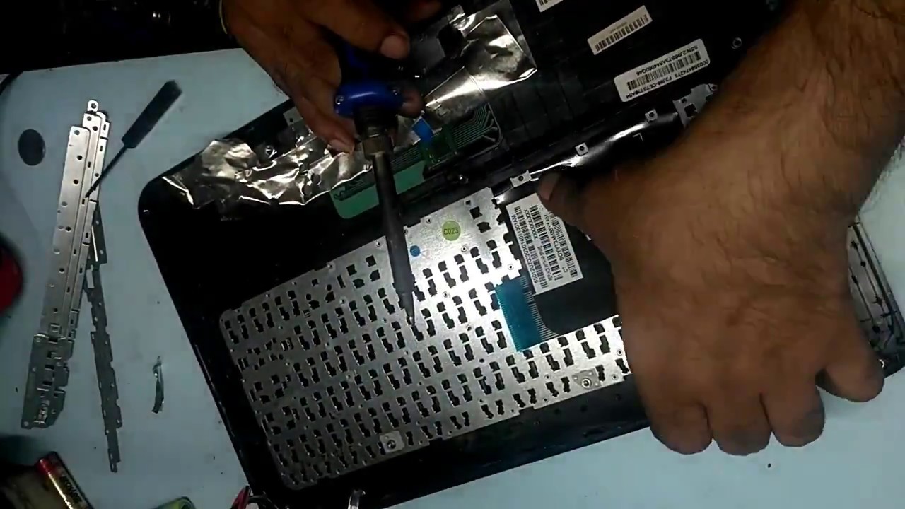 Disassembly of HP laptop and keyboard replacement, model 14-D013AU ...