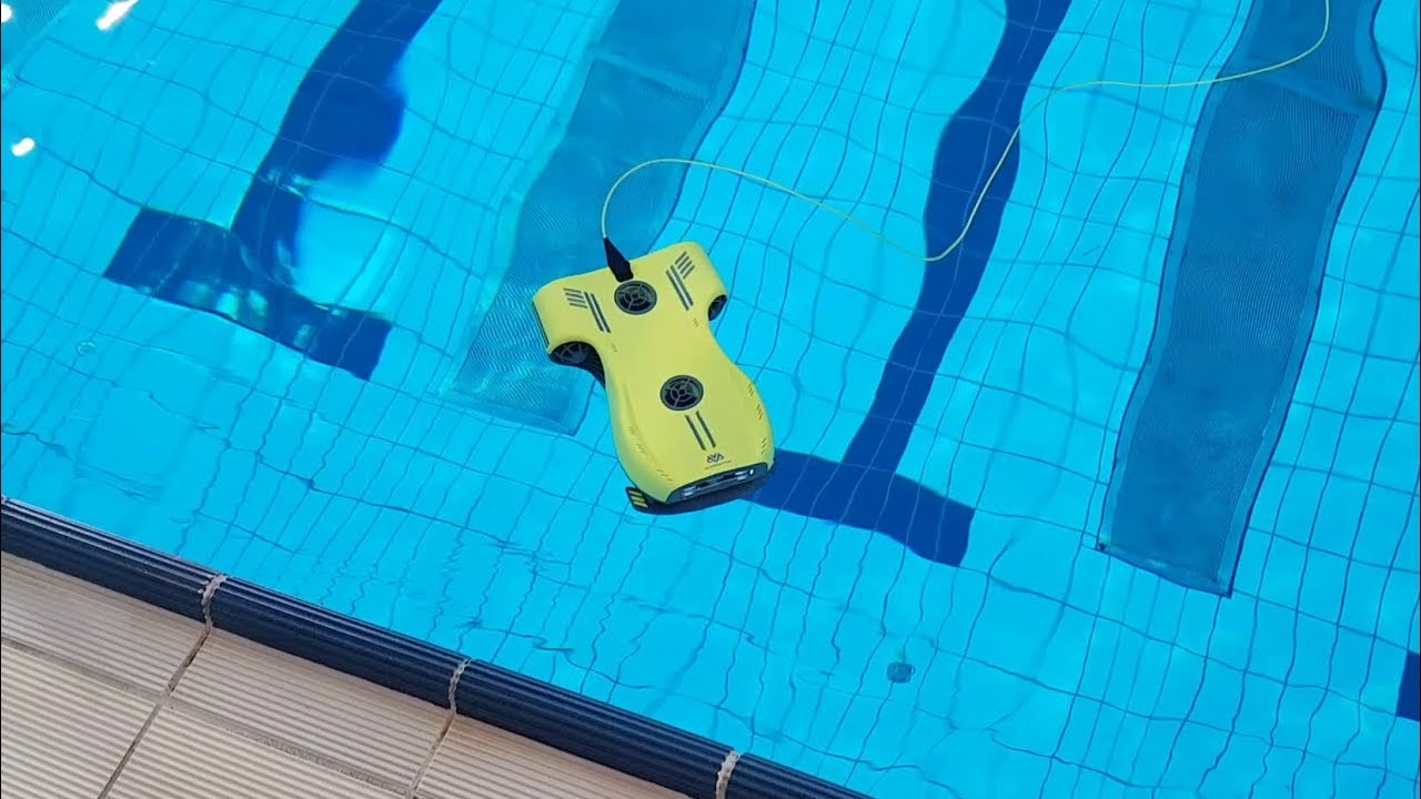 Unboxing and Testing a Underwater Drone In The Pool - Aquarobotman NEMO ...