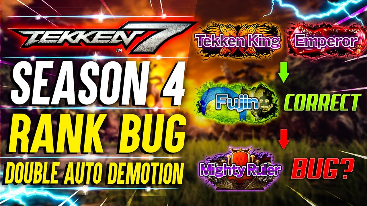 Tekken 7 RANK RESET TWICE | Tekken 7 Season 4 Rank Reset Twice - YouTube