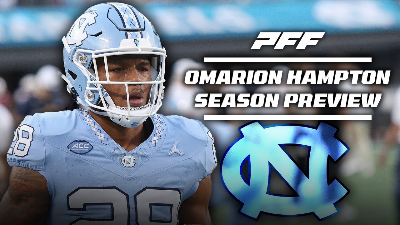 Omarion Hampton, North Carolina RB, Season Preview | PFF CFB Show - YouTube