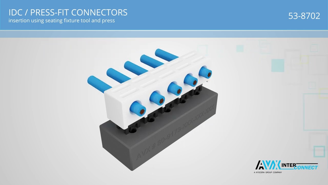 IDC / Press-Fit Wire-to-Board (WTB) – 53-8702 - YouTube
