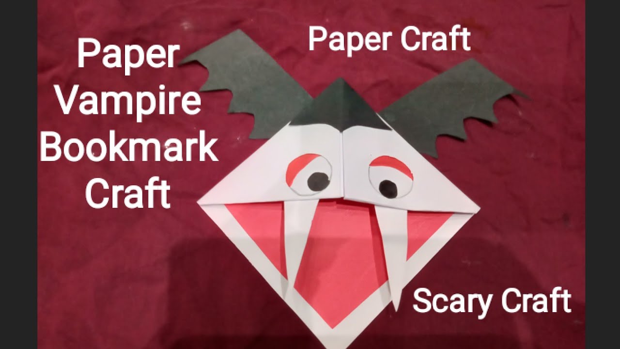 تحدى عمل فامبير فاصل كتاب من الورق في خمس دقائق Challenge How To Make ...