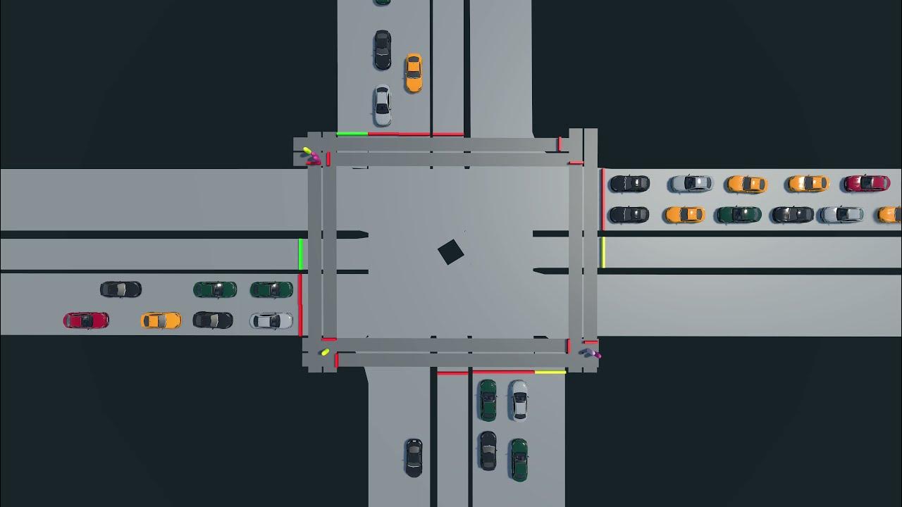 Visualize PTV Vissim traffic in Unity with Vissity - YouTube