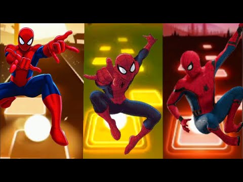 SPIDER MAN 🆚 SPIDER MAN MILES 🆚 SPIDER MAN | TILES HOP. - YouTube
