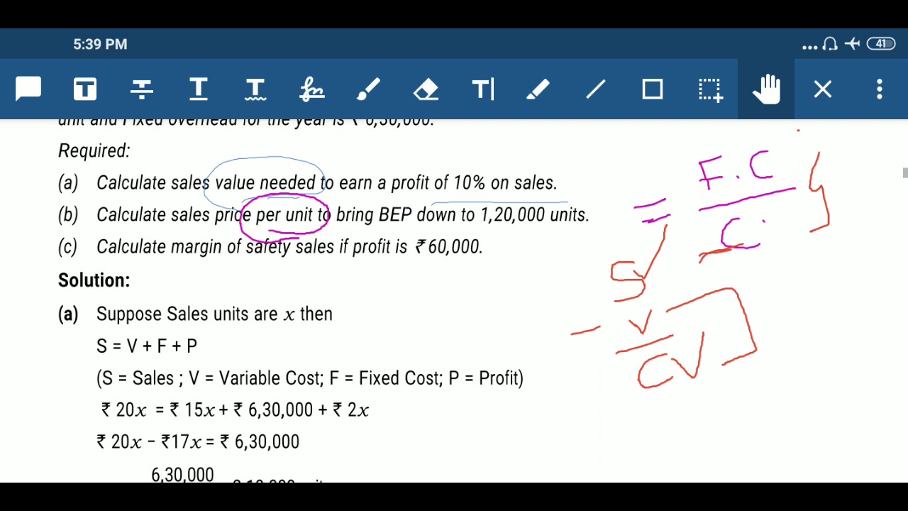 Marginal costing problems 1 to 10 | IPCC Practice Manual | Cost ...