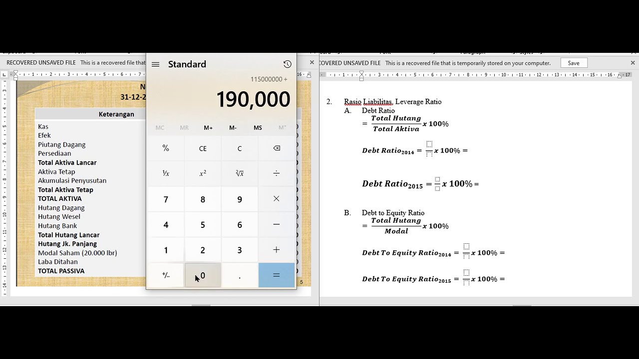 Pertemuan 3 Rasio Leverage - YouTube