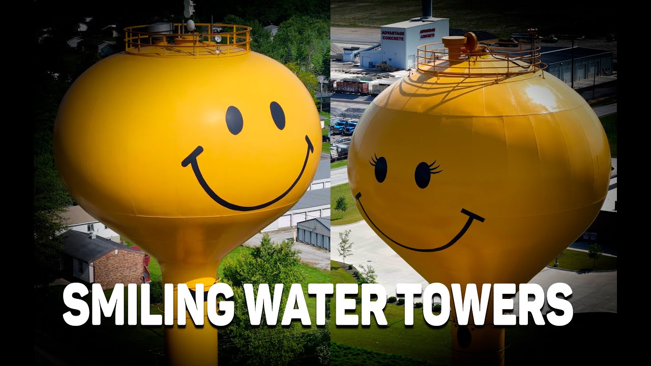 Ashley Indiana 06-15-2025 Water Towers - YouTube