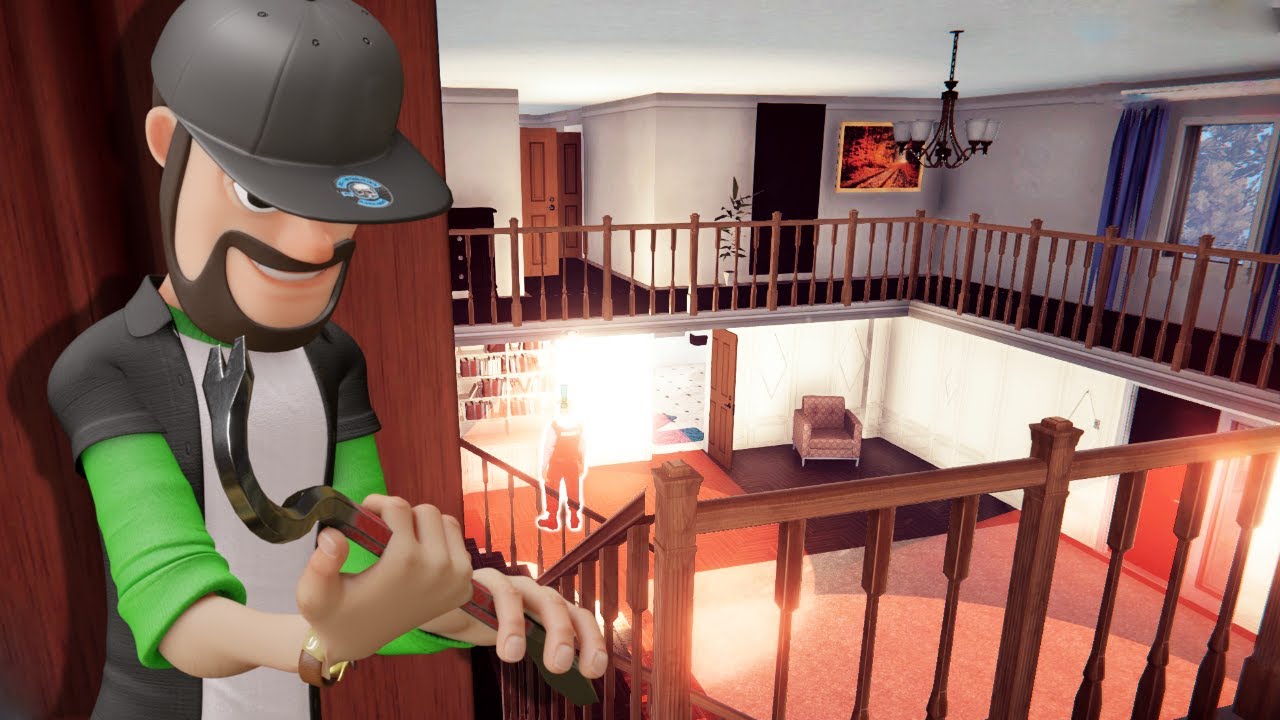 Breaking into a HIGHLY SECURED MANSION! (Thief Simulator Gameplay ...