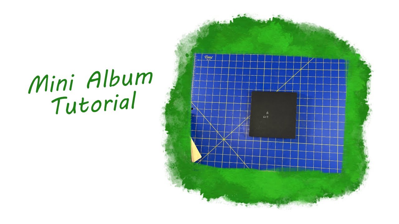 Mini Album Tutorial Part 1 - YouTube
