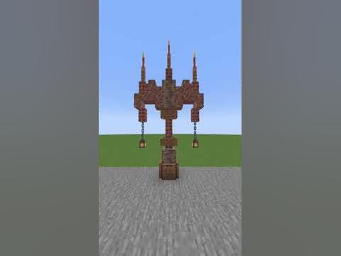 Minecraft street lamp design 2 - YouTube