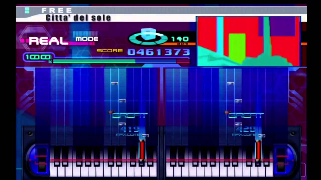 KeyboardMania II (PS2) - Citta' del sole (Double) - YouTube