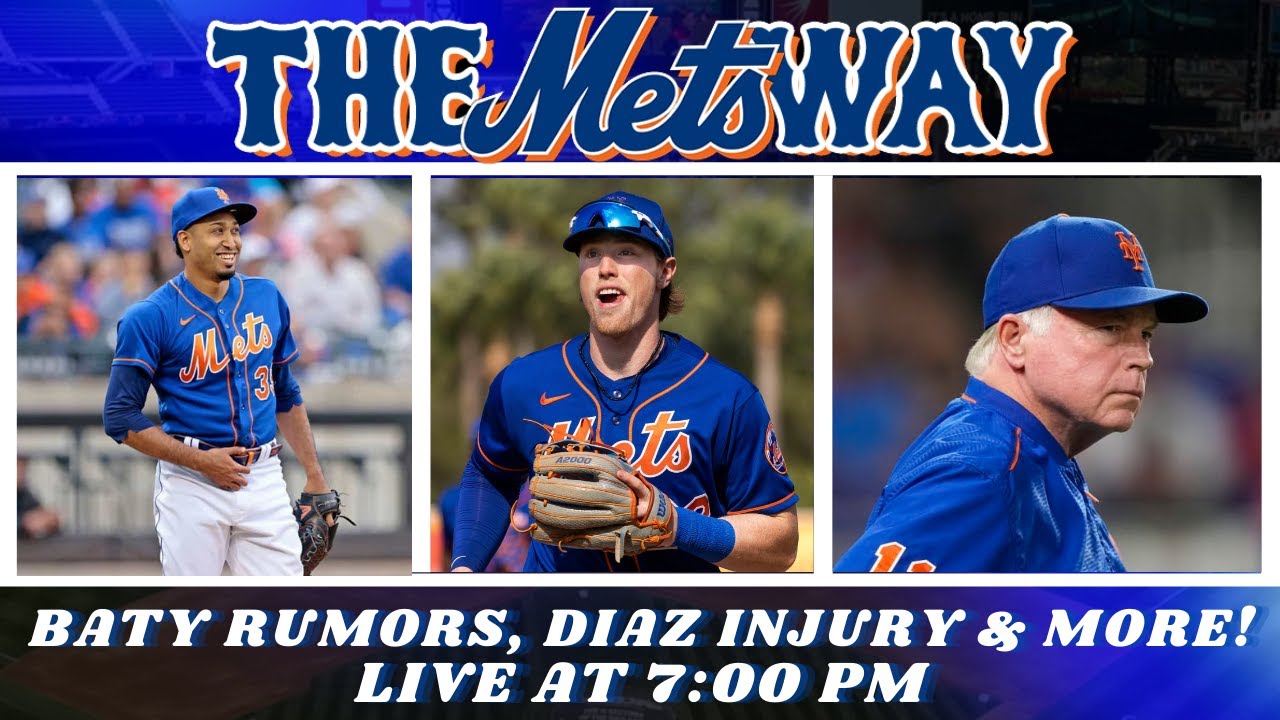 Brett Baty call up? Edwin Diaz & Nimmo injured, WBC reactions & more! | The Mets Way - YouTube