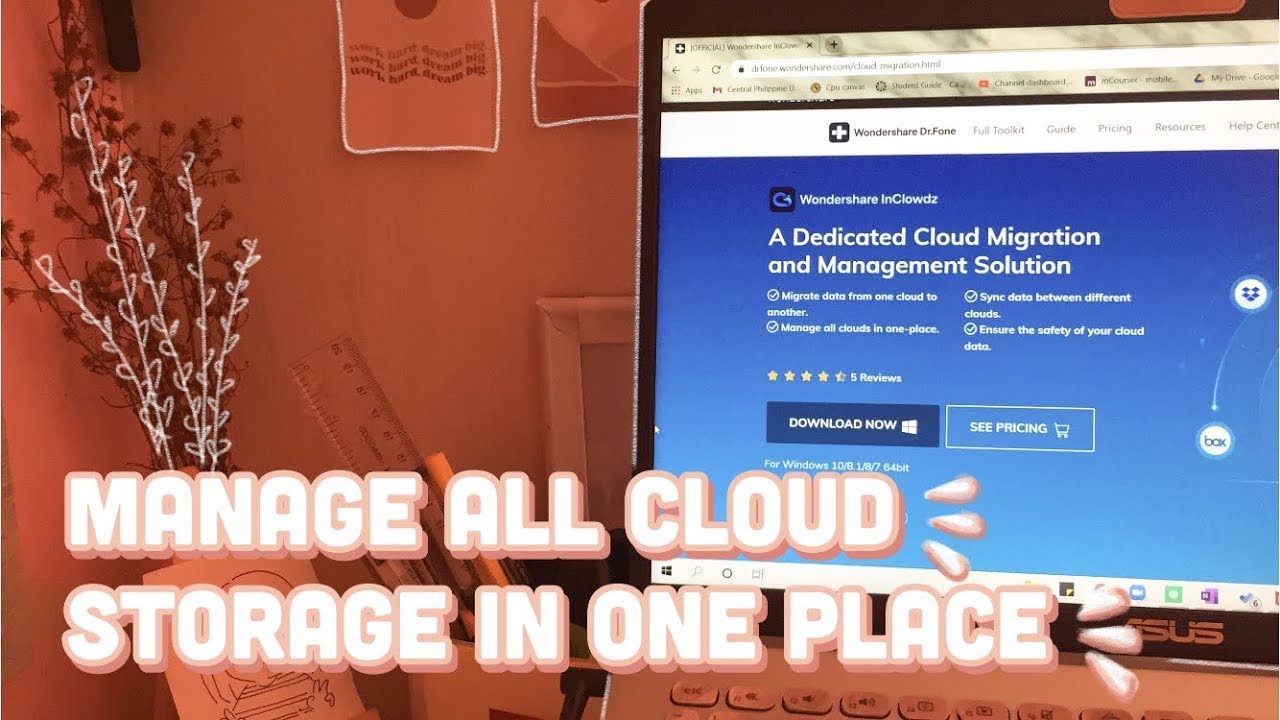 HOW TO MANAGE MULTIPLE CLOUD STORAGE IN ONE PLACE I ft. Wondershare ...