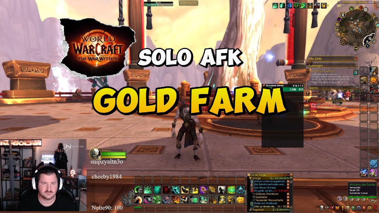 World of Warcraft SOLO AFK FARM SPOT Easy Gold #worldofwarcraft - YouTube