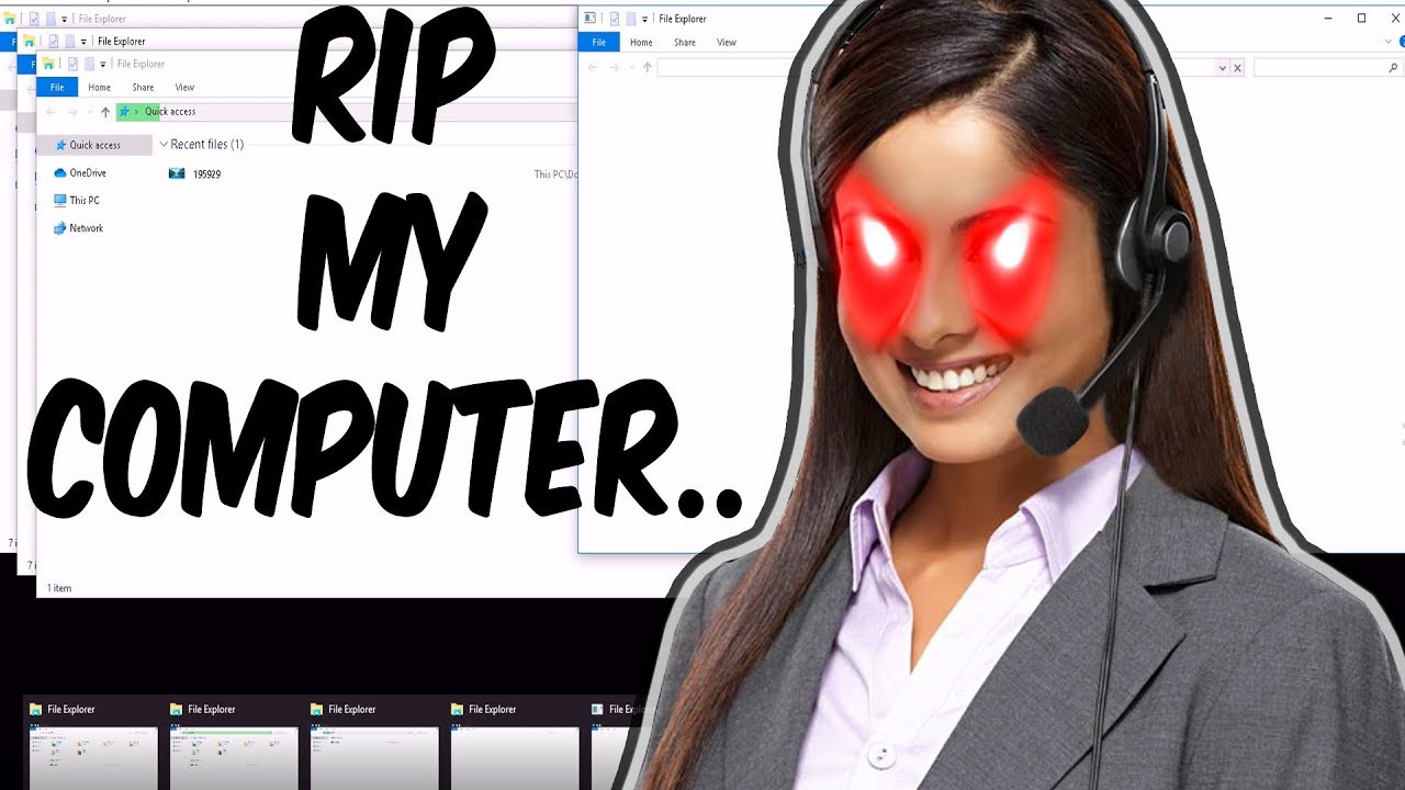 INDIAN SCAMMER GOES NUTS ON MY PC! - YouTube