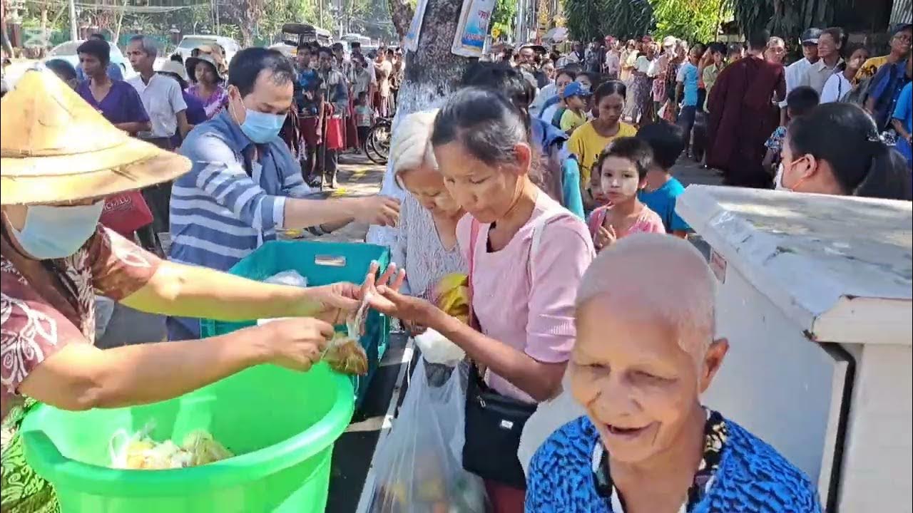 31 1 2025 သရက်တောကျောင်းတိုက် သဘာဝတရားရိပ်သာ၌ နေ့စဥ် ထမင်း ဟင်း အဟာရဒါန