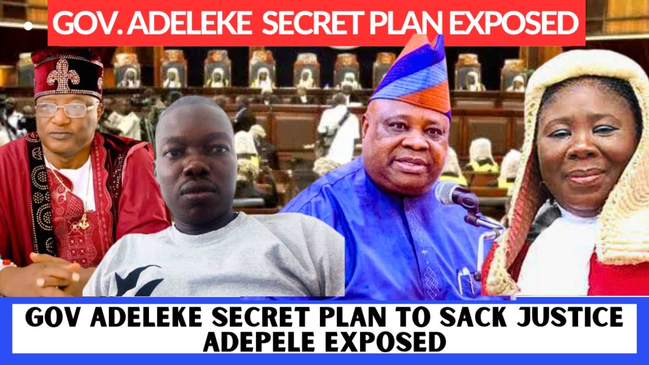 Breaking News! Osun Gov Adeleke to sack justice Adepele for condemning Adedoyin - YouTube