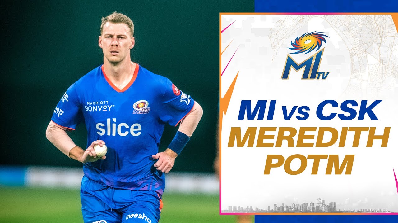 Riley Meredith - Player of the Match | Mumbai Indians - YouTube