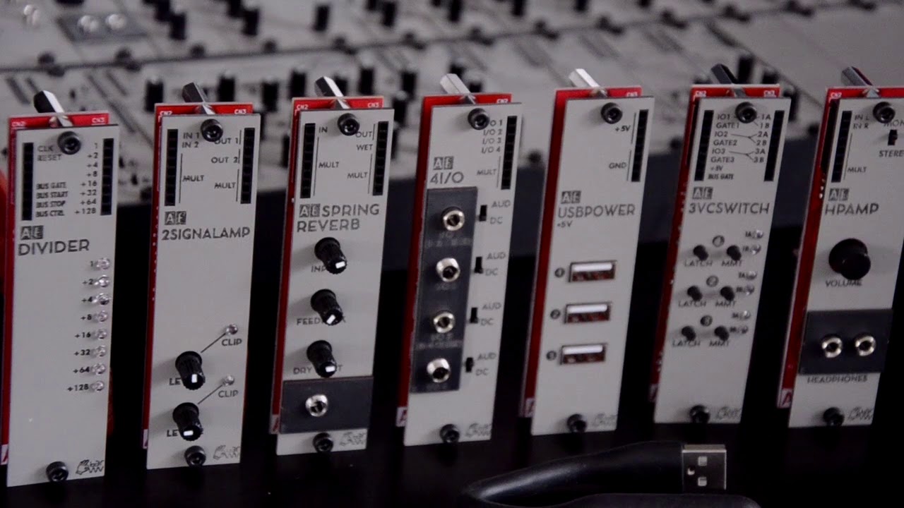 AE Modular-Tangible Waves Unboxing and mounting new modules - YouTube