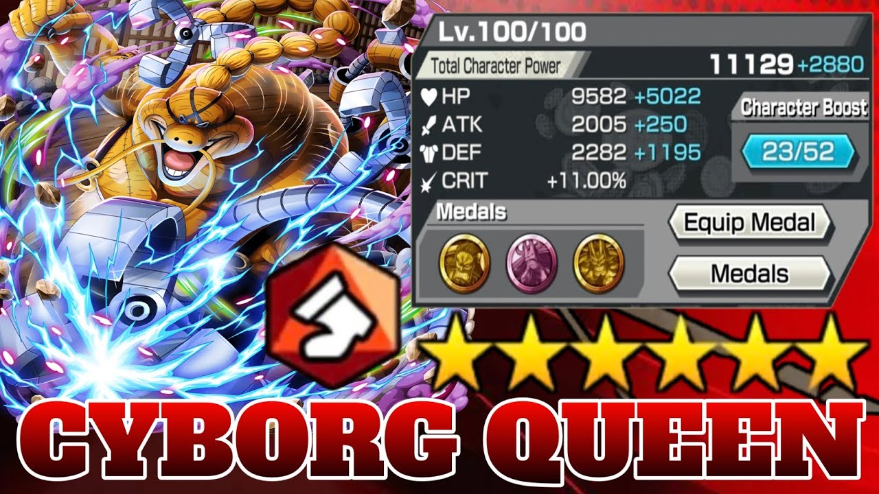 QUEEN CYBORG GAMEPLAY | ONE PIECE BOUNTY RUSH | OPBR - YouTube