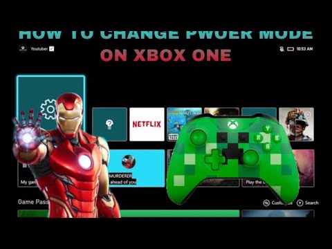 How To Change Power Mode On Xbox One - YouTube