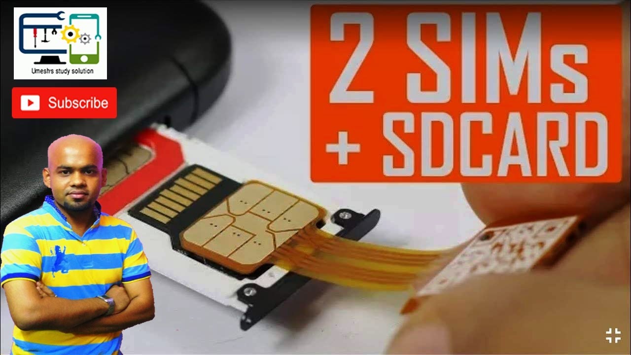 How To Insert Dual SIM With SD Card In Hybrid Slot || Dual Sim and ...