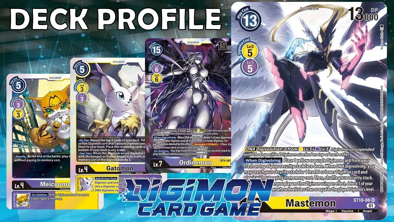 Digimon TCG | Mastemon E-10 | Deck Profile (EX3)(Actualización) - YouTube