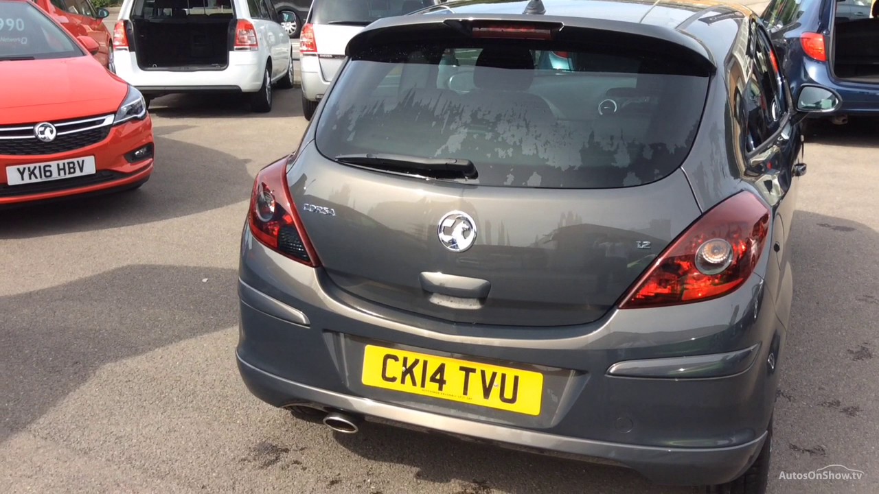 VAUXHALL CORSA LIMITED EDITION LIMITED EDITION GREY 2014 - YouTube