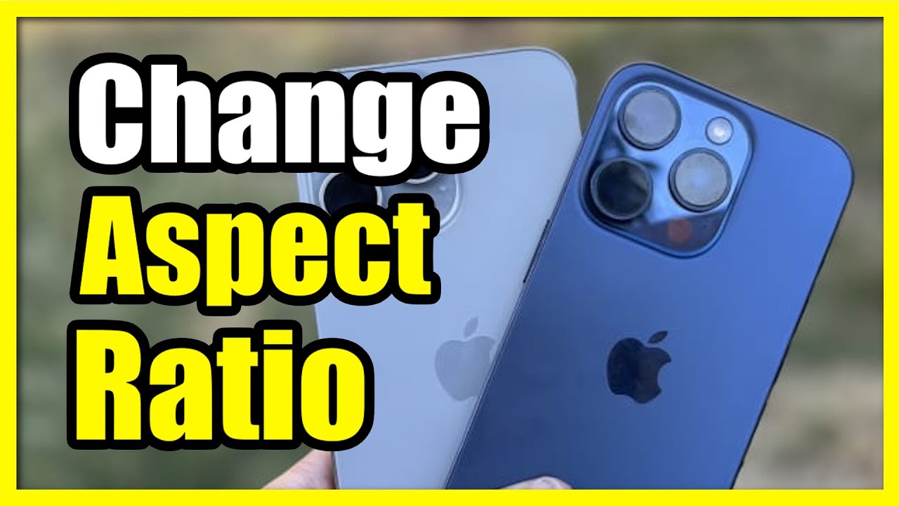 How to Change Aspect Ratios for Photos on iPhone Camera (Fast Tutorial ...