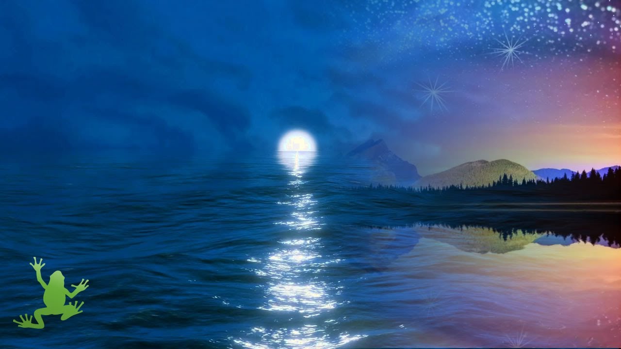 Night Time - Calming Relaxing Music With Beautiful Night Scenery For ...
