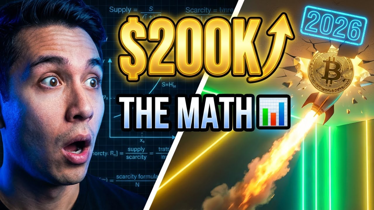 🚀 Why Bitcoin Will Hit $200,000 in 2026 (The Math Nobody Talks About ...