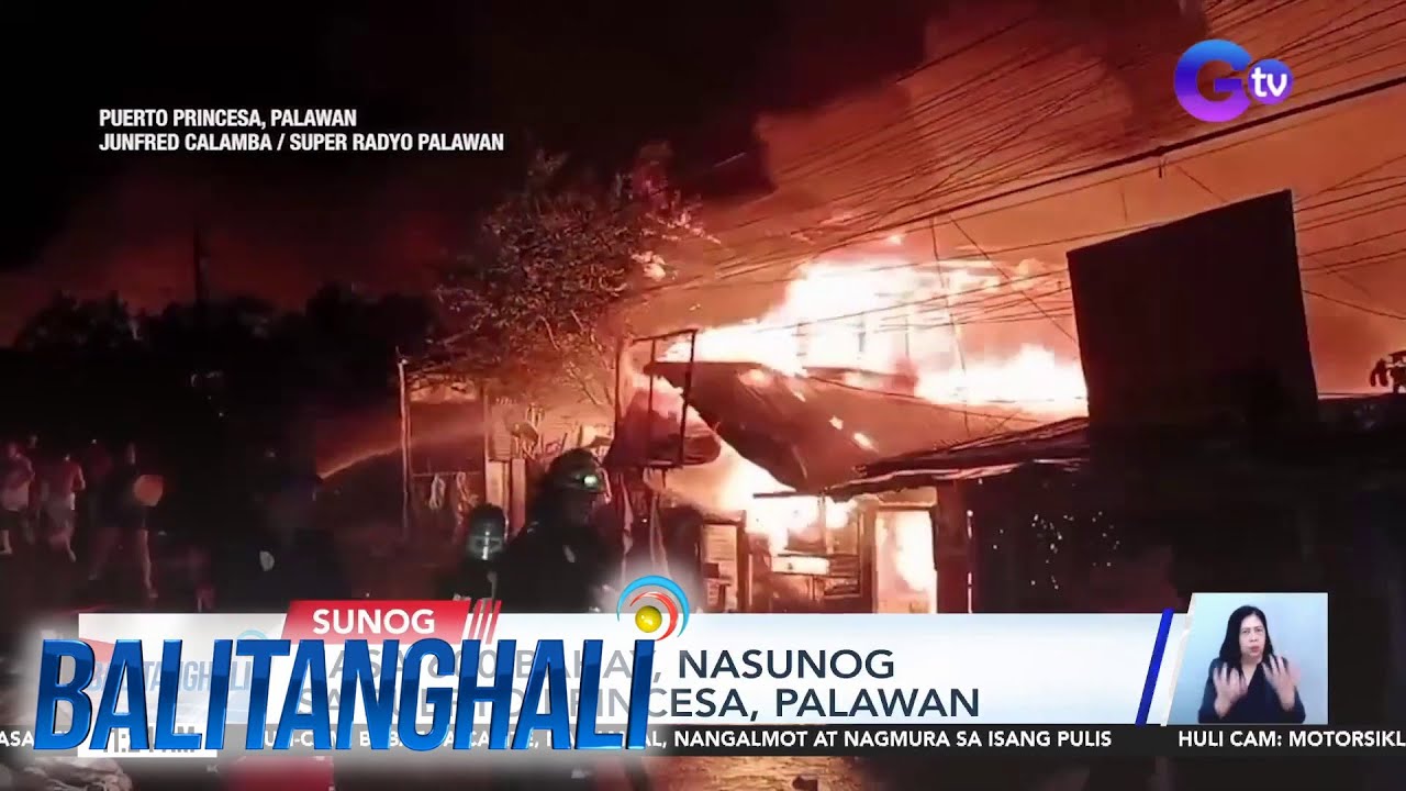 Nasa 600 bahay, nasunog sa Puerto Princesa, Palawan | BT - YouTube