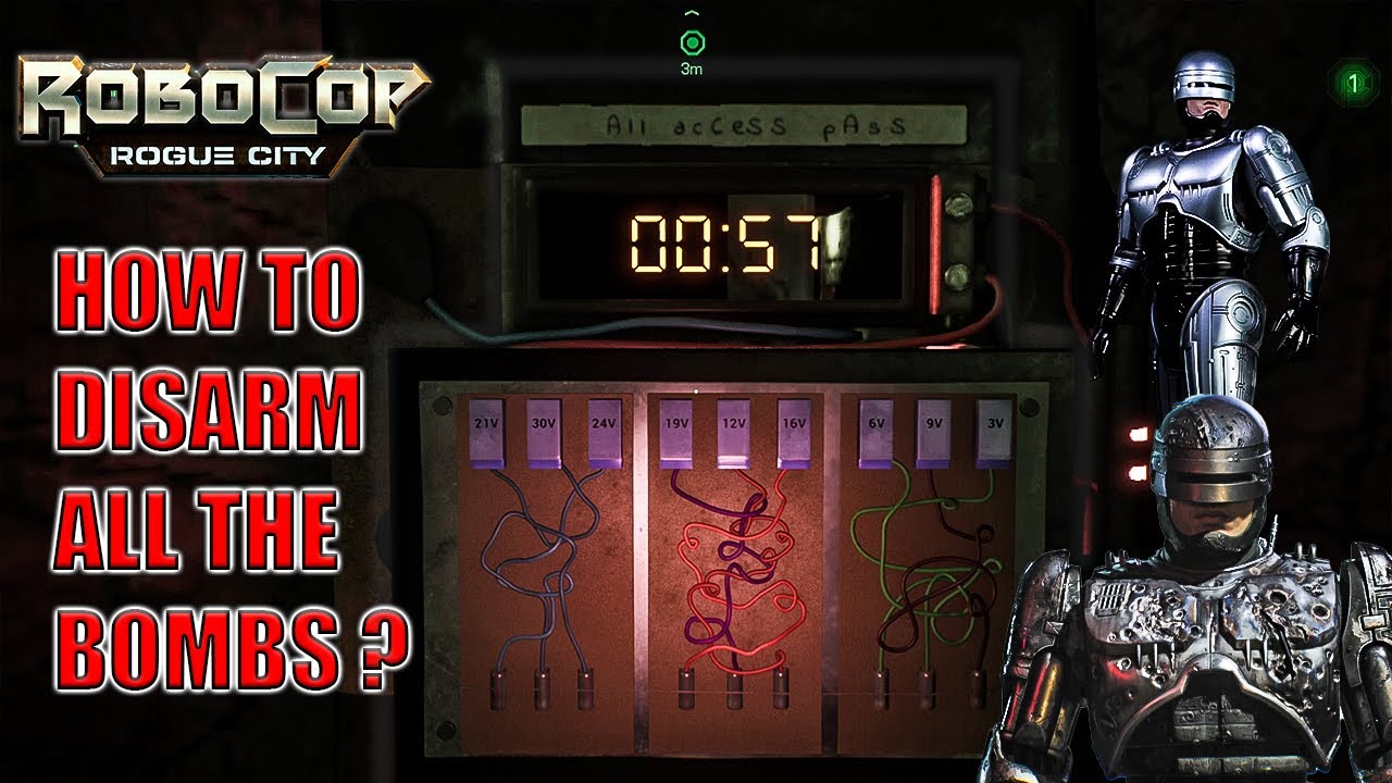 RoboCop: Rogue City - How To Disarm All The Bombs In The Game 💣💥 - YouTube