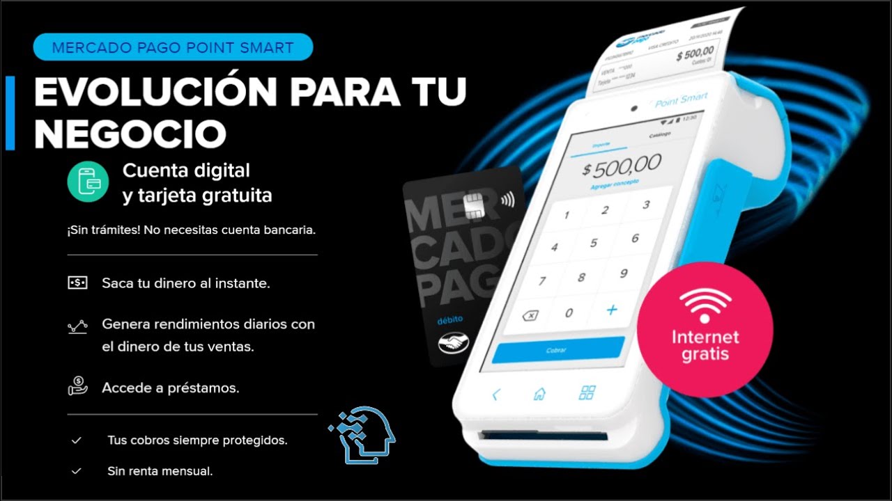 Nuevo Point Smart de Mercado Pago para cobro con tarjeta en tu Punto de ...